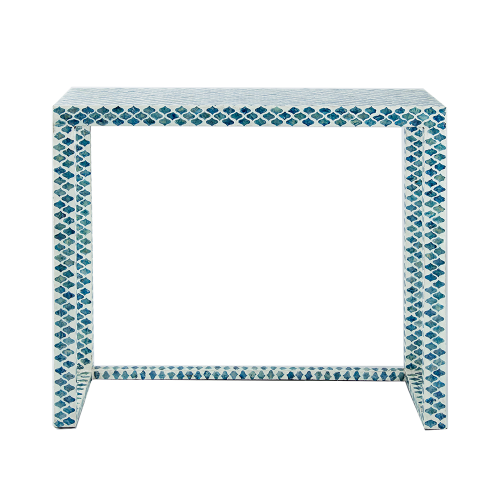 Capiz Tiled Console Table – Calico House
