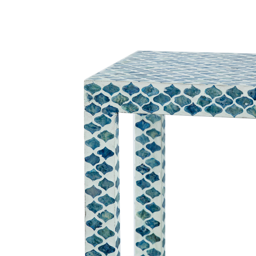 Capiz Tiled Console Table – Calico House