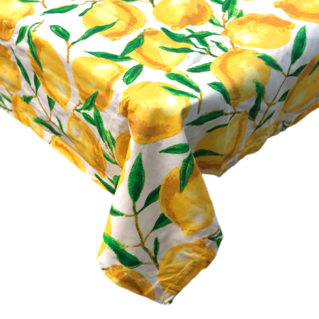 Lemon Sorbet Cotton Tablecloth – Calico House