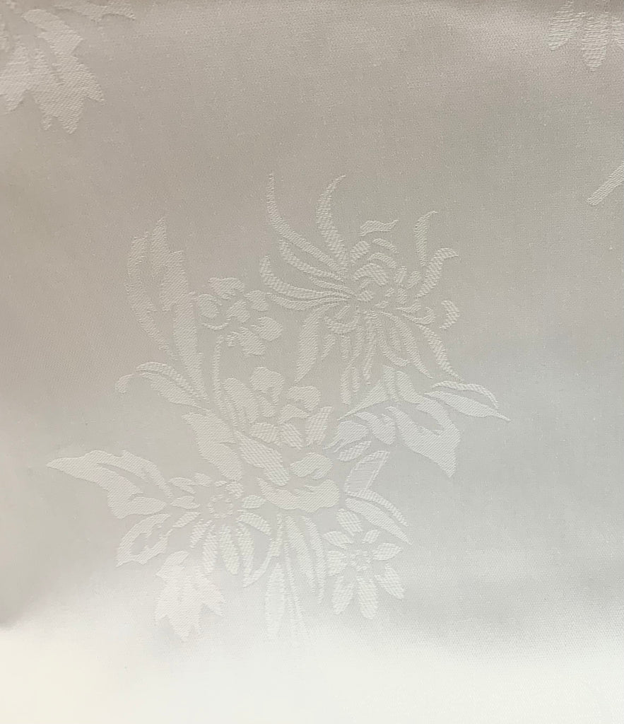 White Damask Fabric 180cm – Calico House