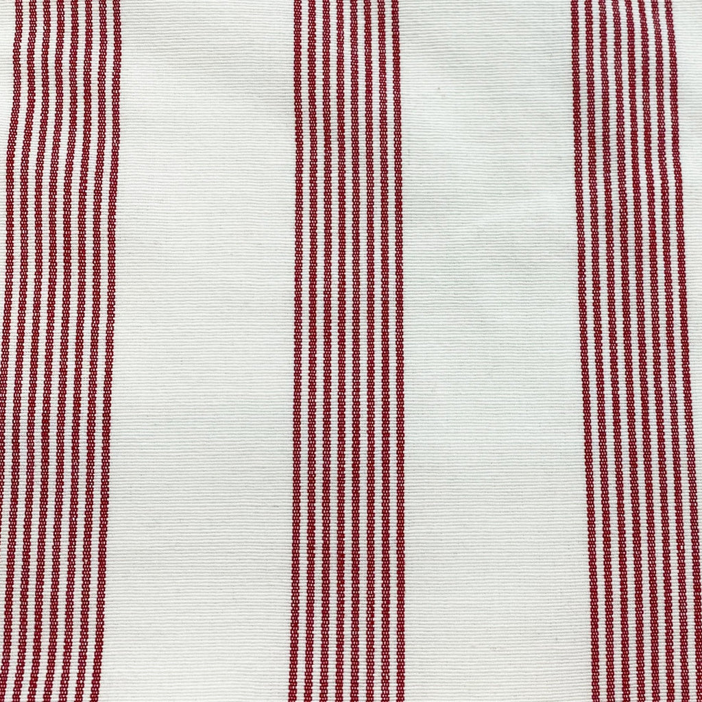 Multi Stripe Fabric- Reddy Red – Calico House